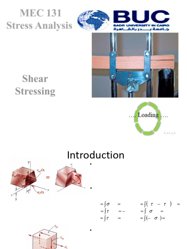 Shear Stress Analysis in Beams | PDF | Beam (Structure) | Stress ...