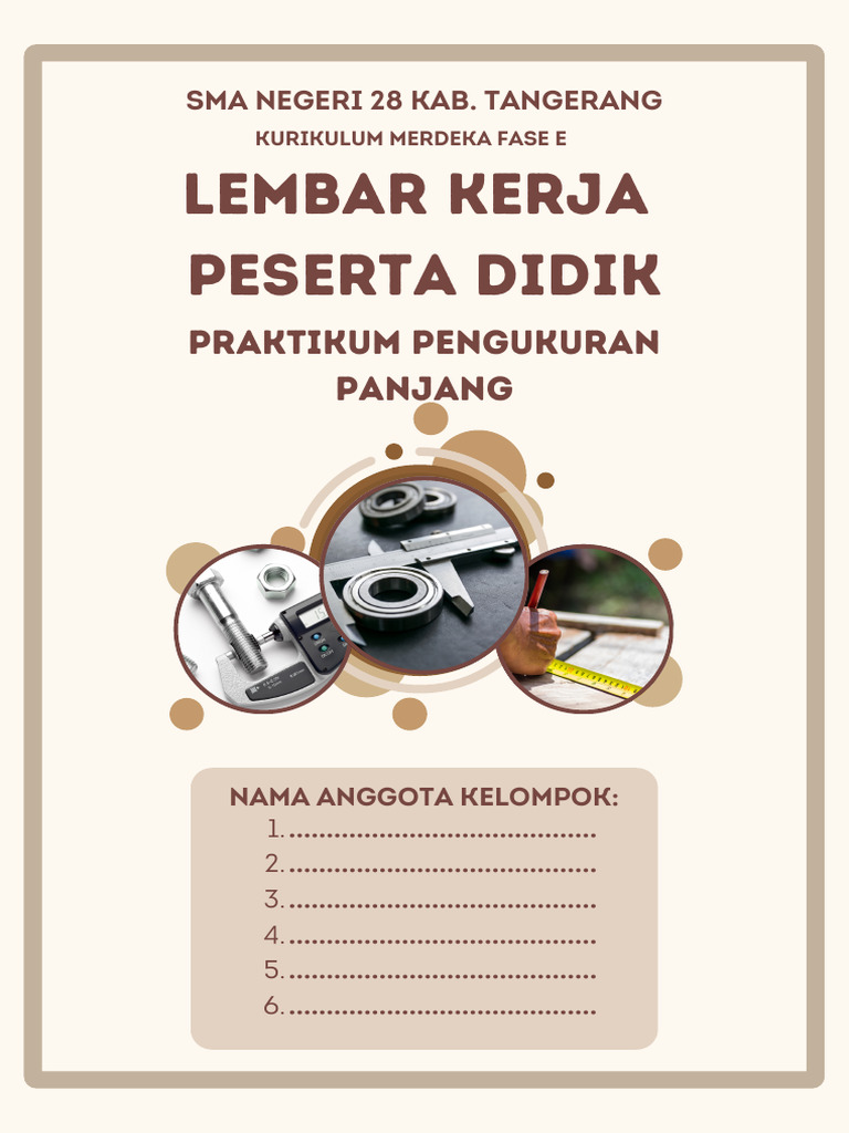 LKPD Praktikum Pengukuran Tunggal | PDF