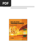 Engineering Thermodynamics 444th Edition P. K. Nag Complete Edition ...