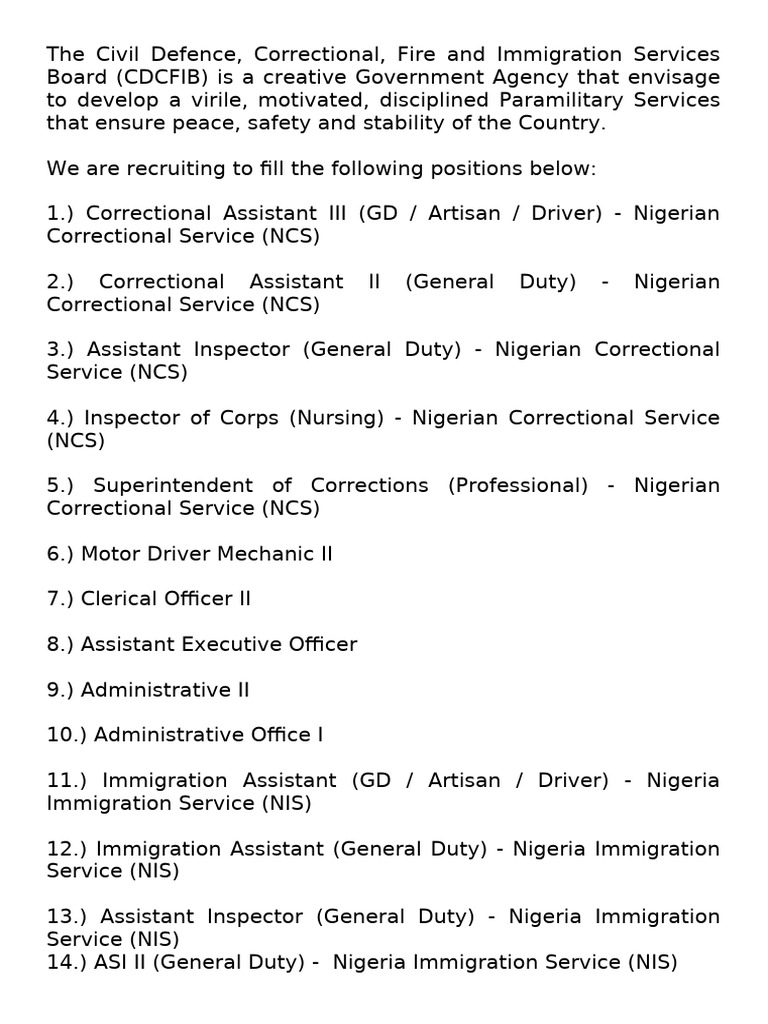 Civil Defence Recruitment 2025 | PDF