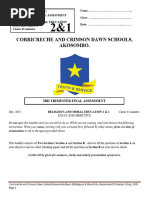 Life Orientation Cover Page | PDF