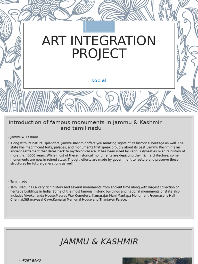 Art Integration PROJECT Social | PDF