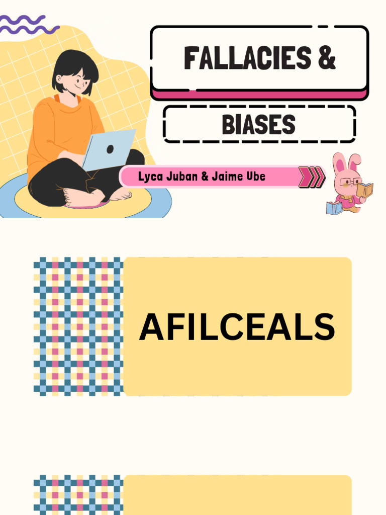 Fallacies and Biases Lyca Jubanjaime Ube - 20250713 - 203054 - 0000 | PDF | Bias | Cognitive ...