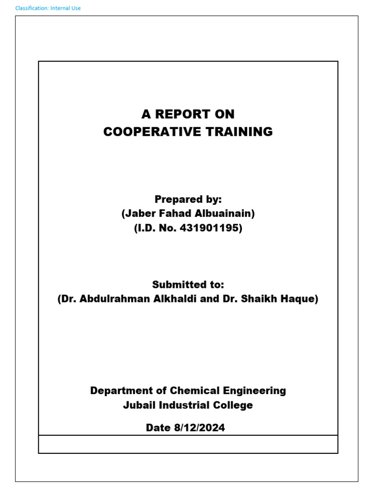 File 3 (CO-OP Final Report Format) | PDF | Poly(Methyl Methacrylate ...