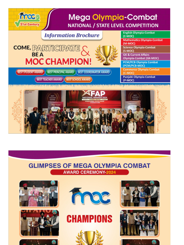 Information Brochure of Moc-2025 | PDF