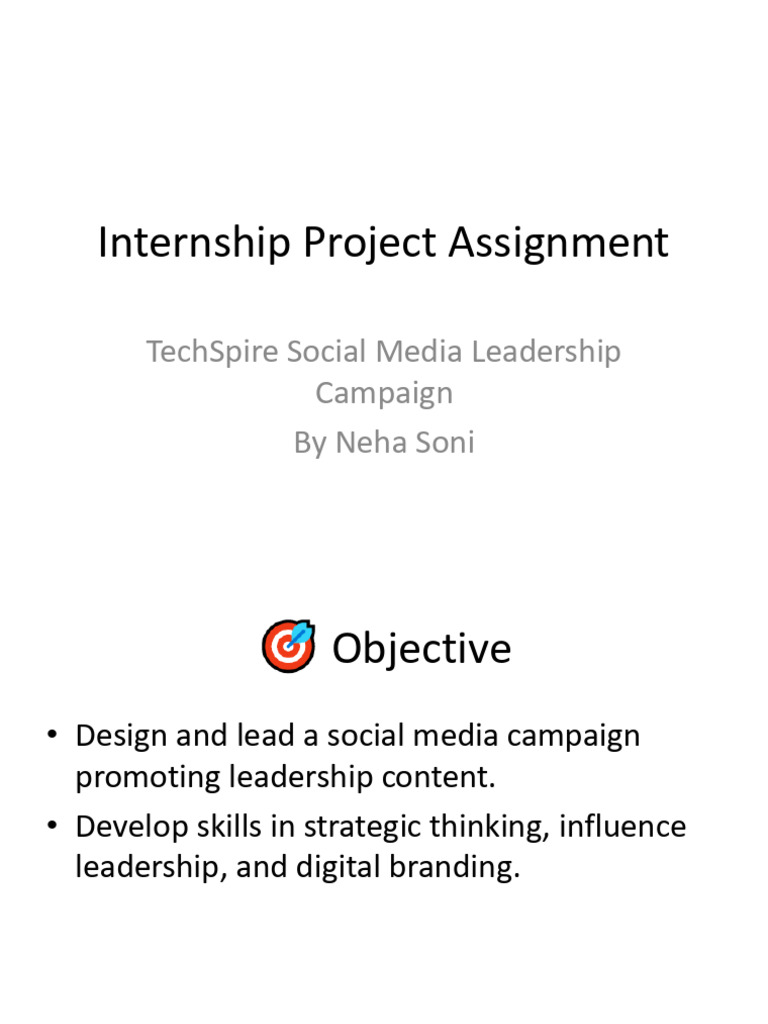 TechSpire Internship Assignment Presentation | PDF