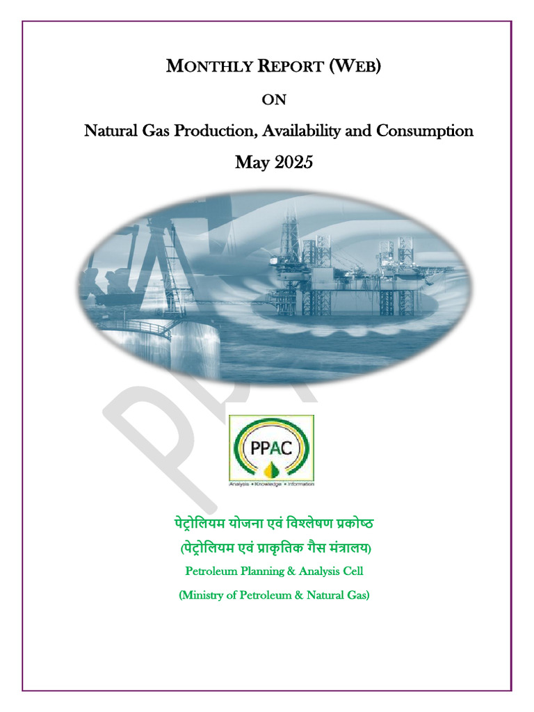 Monthly Gas Report May 25 WebV | PDF | Natural Gas | Hydrocarbons