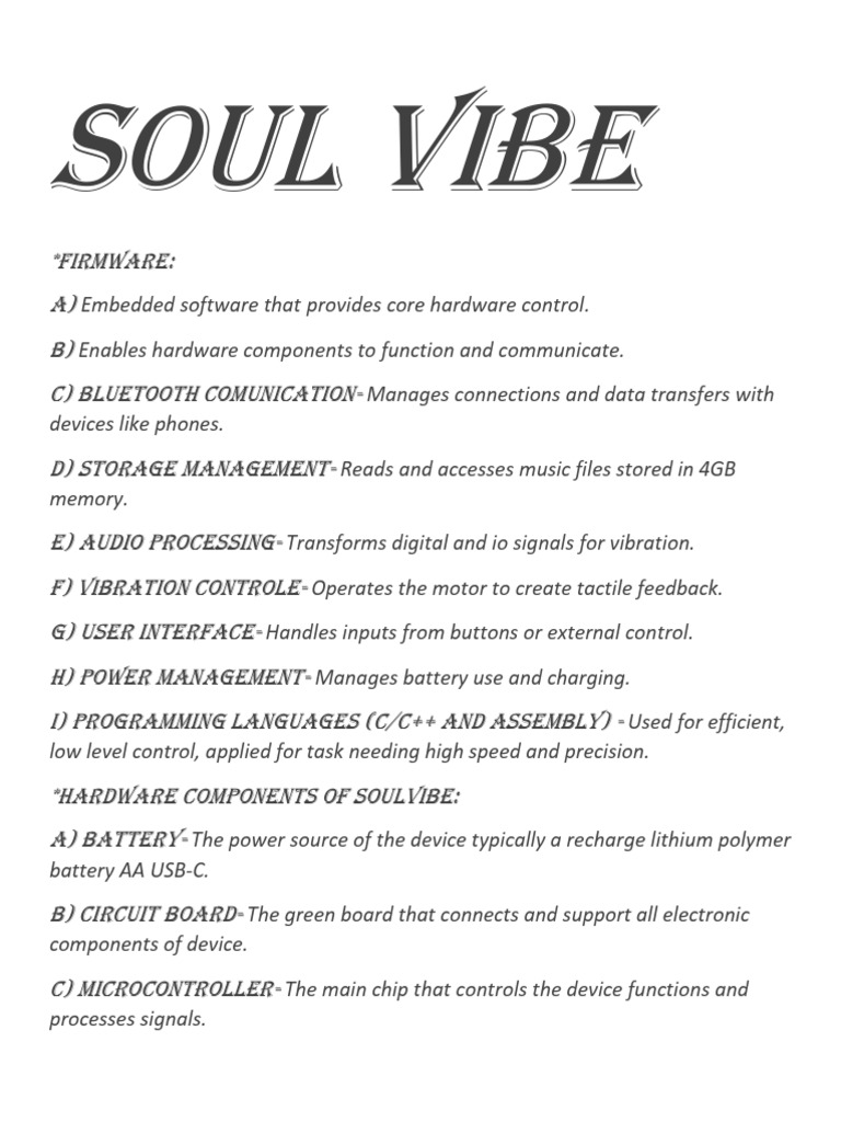 Soul Vibe | PDF