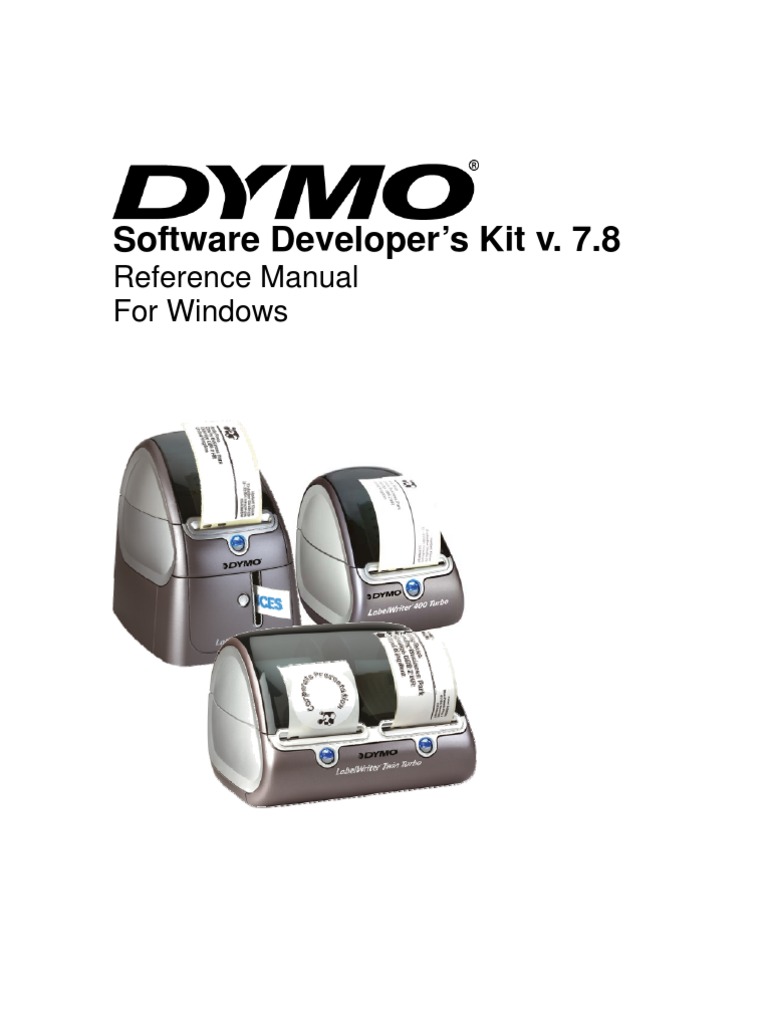 DYMO Label Software SDK Manual | PDF | Component Object Model ...