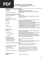 Material Safety Data Sheet - Lysol Toilet Cleaner | PDF | Personal ...