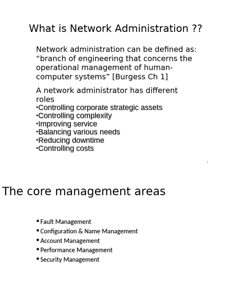 Network Administration (Autosaved) | PDF | Computer Network | Computer Security
