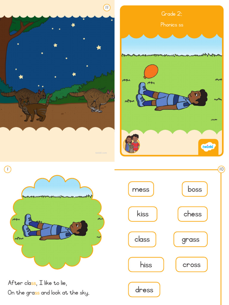 Grade 2 Phonics Mini Book - Ss | PDF