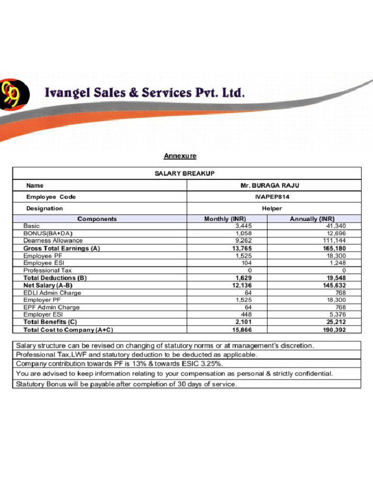 Pay Receipt | PDF