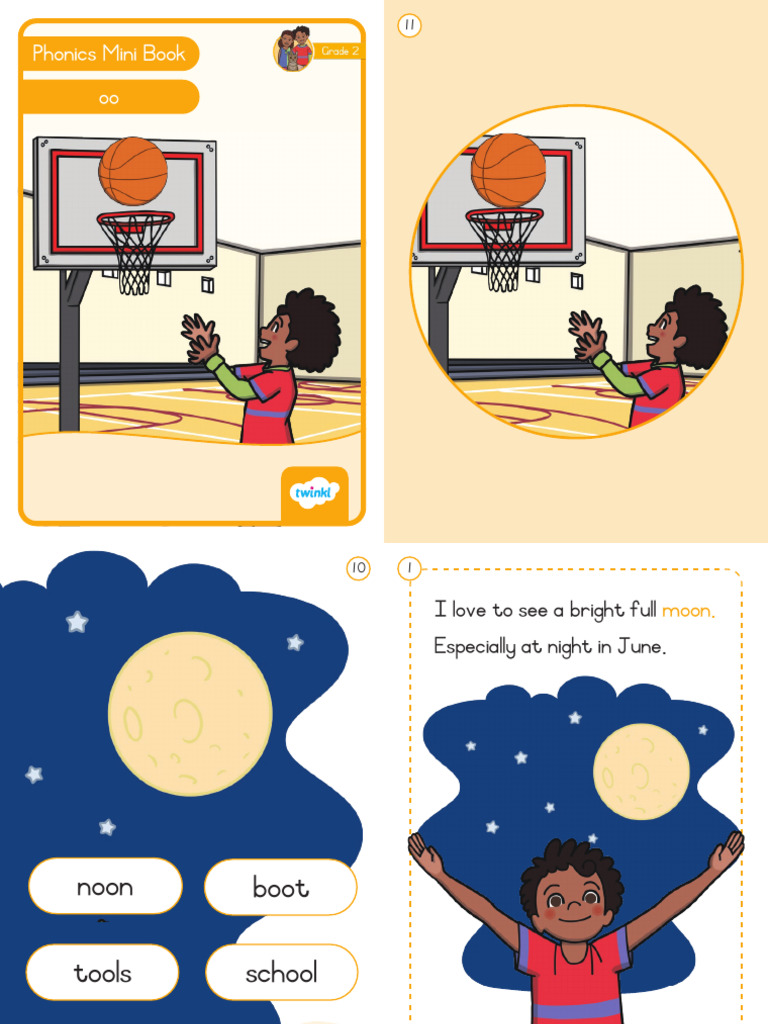 Grade 2 Phonics Mini Book - Oo | PDF