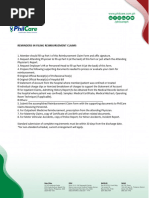 Claim Reimbursement Form PhilCare | PDF | Patient | Hospital