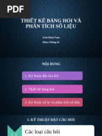 Thiết Kế Bảng Hỏi | PDF