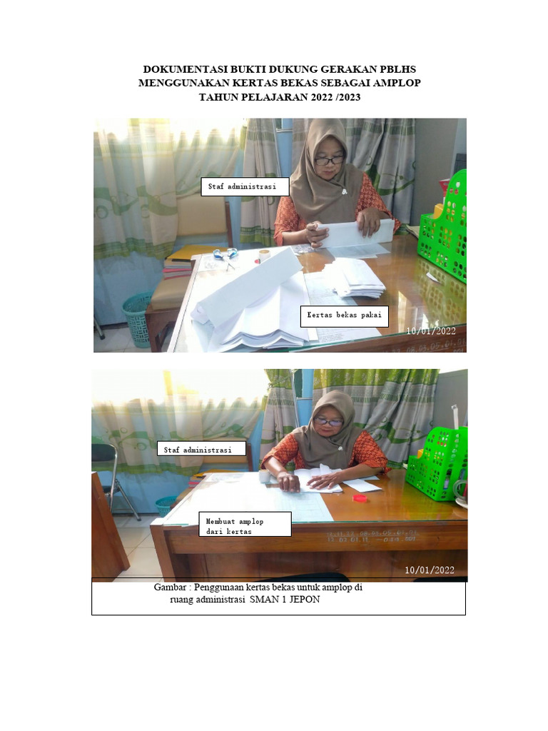 Menggunakan Kertas Bekas Sebagai Amplop - NEW | PDF