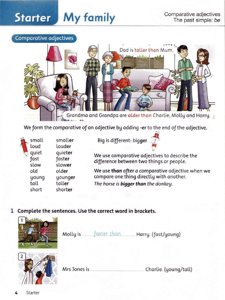 Grammar - Friends - 3 - SB Unit Starters + 1 | PDF