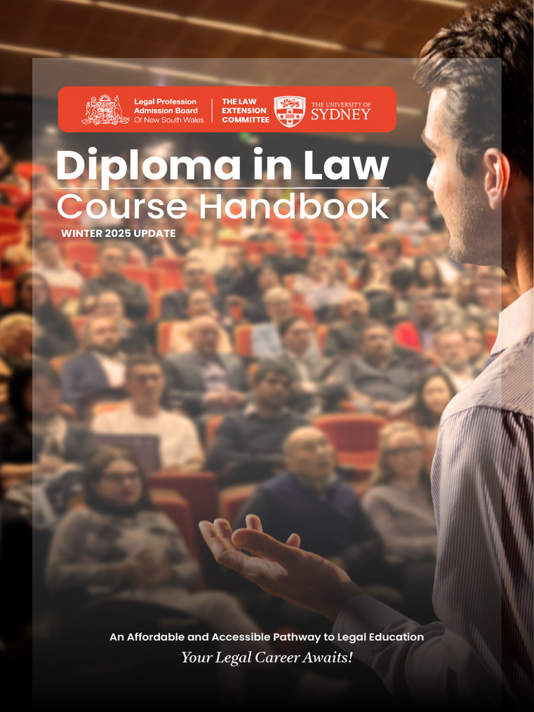 Diploma in Law Handbook 2025 | PDF | Tort | Lawyer