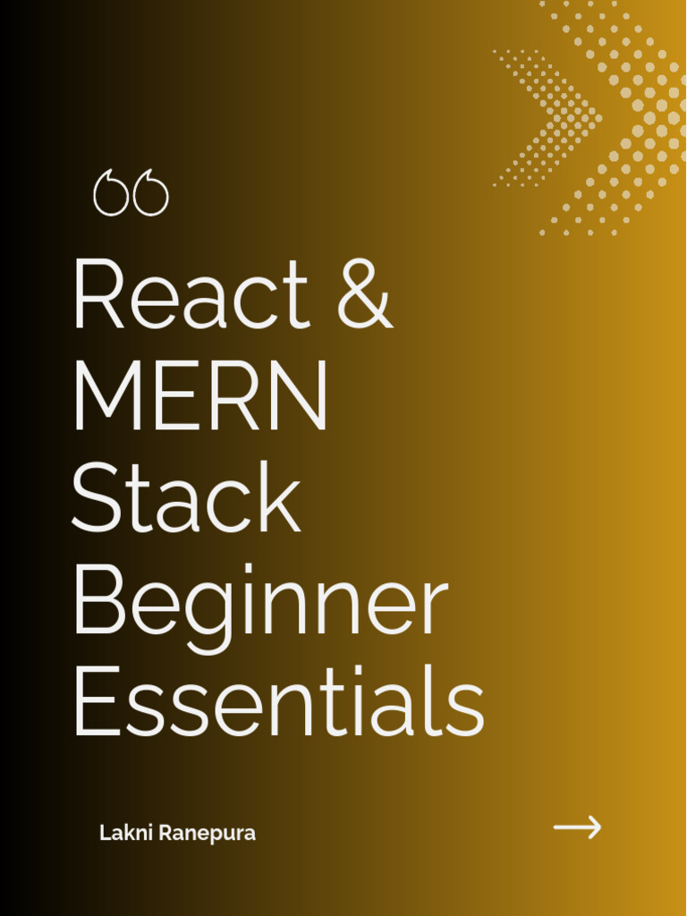 React & MERN Stack Beginner Essentials | PDF | Document Object Model | World Wide Web