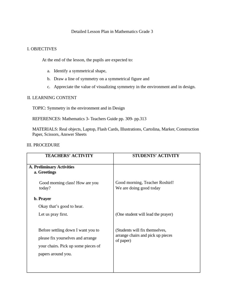 DepEd 5as MATH G3 Revised | PDF | Symmetry