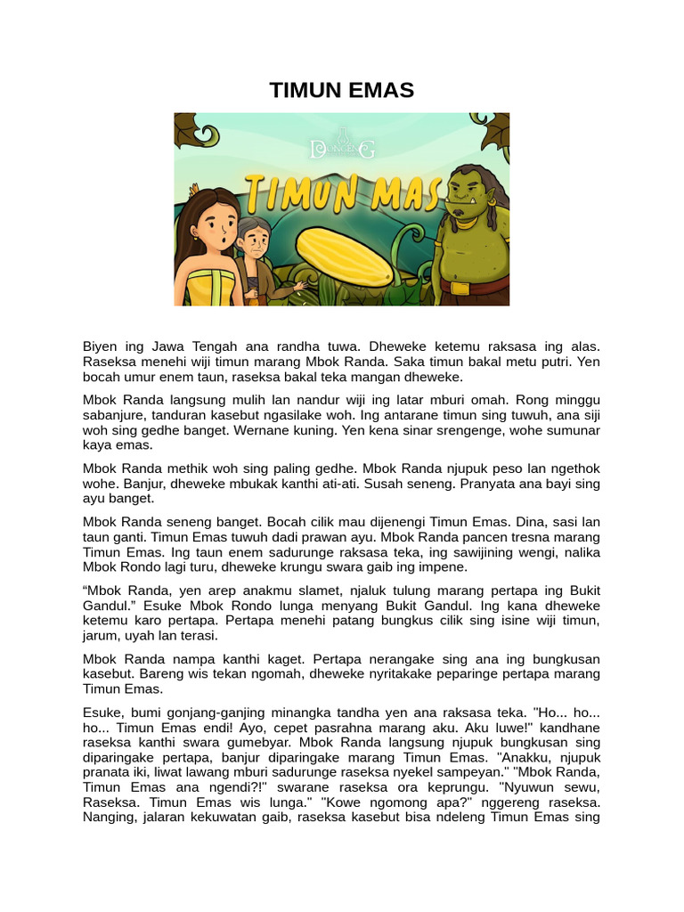 Timun Mas | PDF