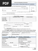PRC Change of Status Petition Form | PDF | Identity Document | Notary ...