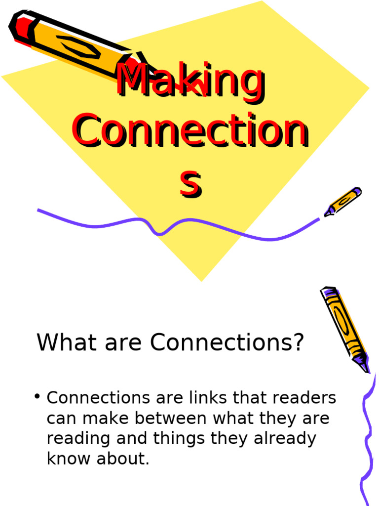 ENGLISH 6 Q1 Making Connections | PDF