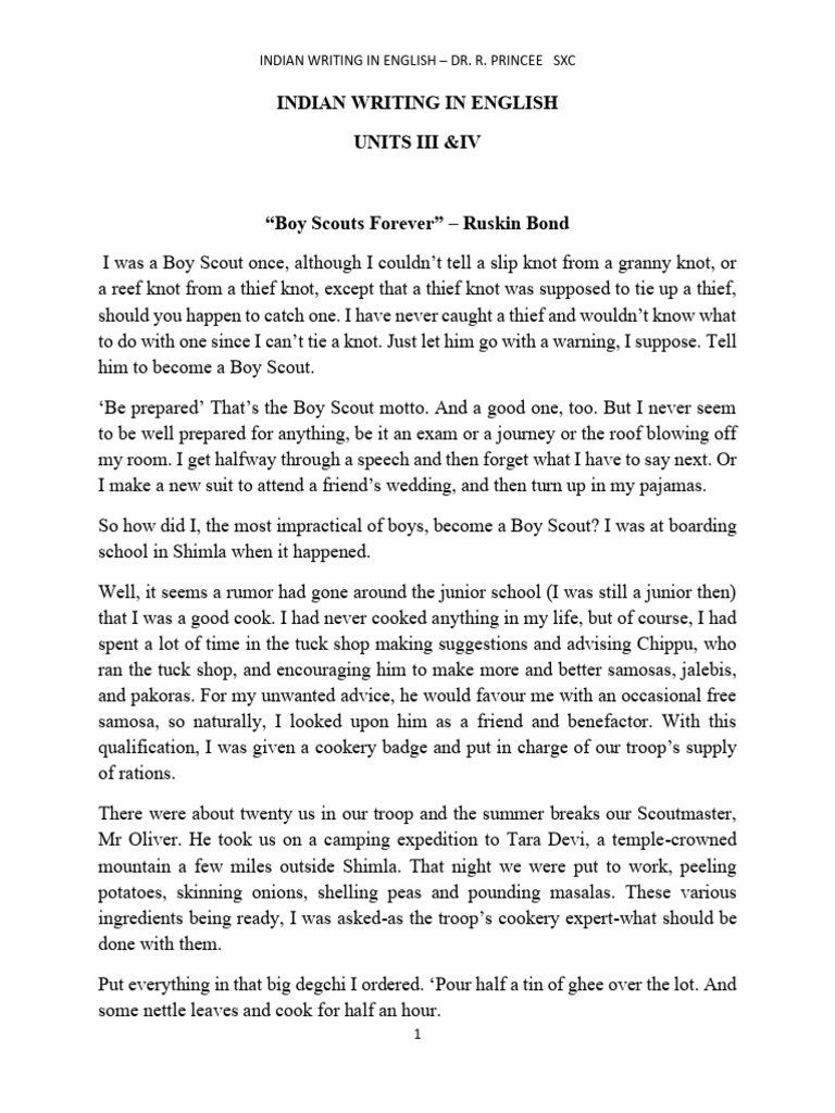 Indian Writing in English - Text | PDF | Fable | Wedding