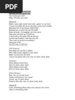 How It's Done - Lyrics | PDF