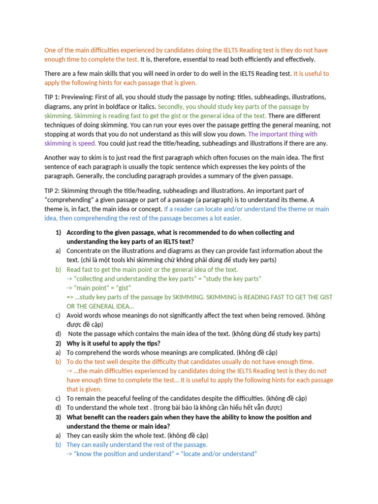 Reading Passage 1 | PDF | Speed Reading | Human Communication