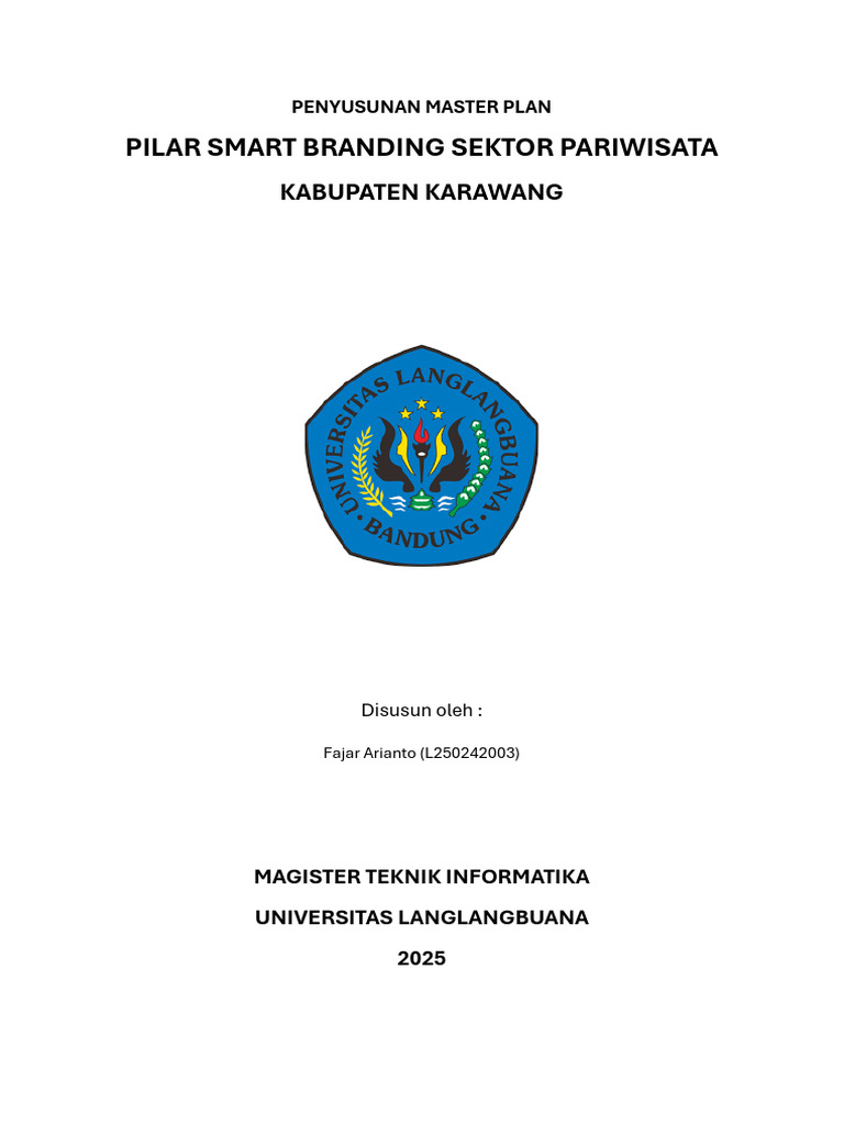 Master Plan Smart Branding Kab Karawang - UAS - Fajar Arianto ...