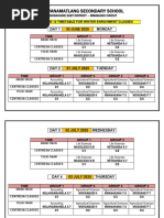 Edited-Gce External Invigilation Time-Table 2025 | PDF | Science