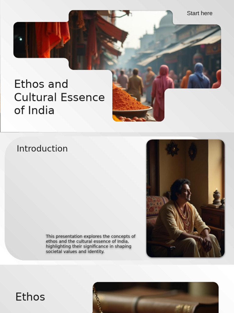 Ethos and Cultural Essence of India | PDF | Identity (Social Science ...