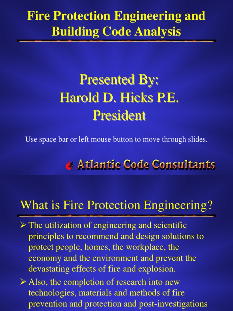 Fire Protection Engineering and Building Code Analysis | PDF | Fire ...