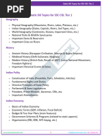 Static GK SSC CGL 2025 Complete | PDF