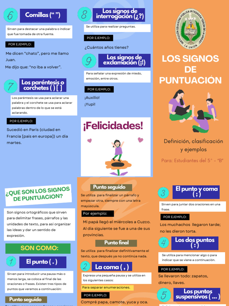 Los Signos de Puntuación | PDF | Puntuación | Coma
