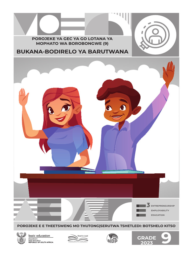 SETSWANA Grade 9 GEC Int Proj 2023 - Learner's Workbook | PDF