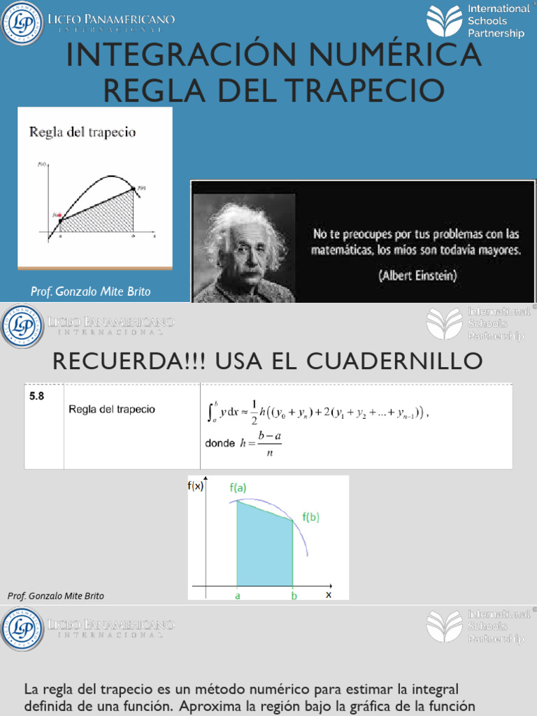 Regla Del Trapecio | PDF | Integral | Análisis matemático