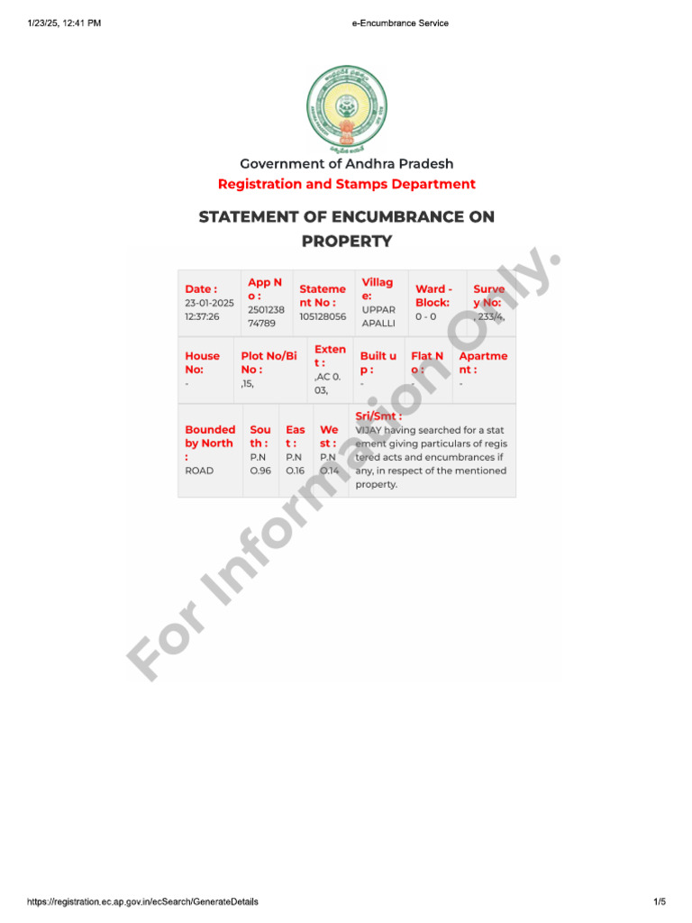 Plot No15 | PDF