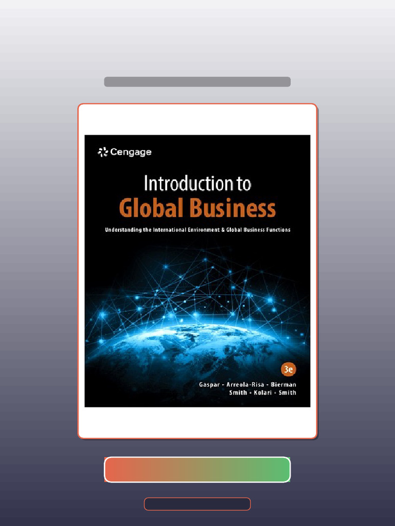 Introduction To Global Business Understanding The International ...