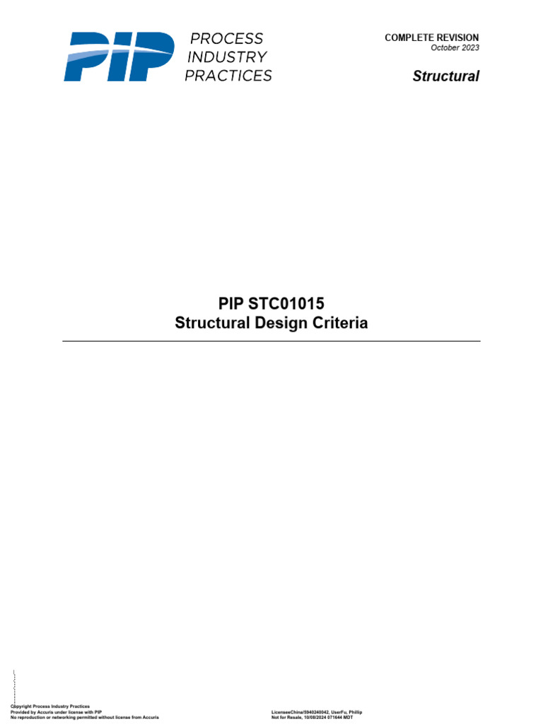 STC01015 - Structural Design Criteria (2023) | PDF | Structural Load ...