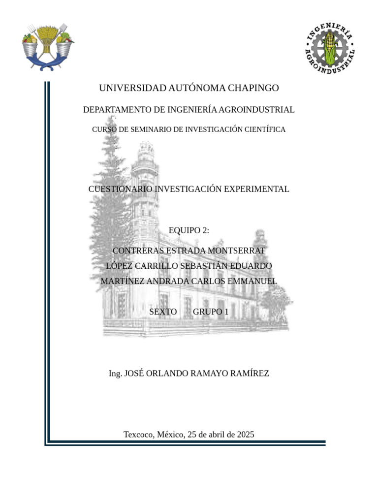 C3.3 E2 La Investigación Experimental 25abril2025 | PDF | Experimentar ...