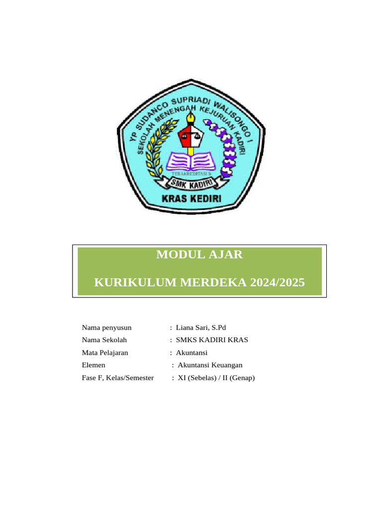 Modul Ajar Akuntansi Keuangan Xii Akl Aset Tetap | PDF