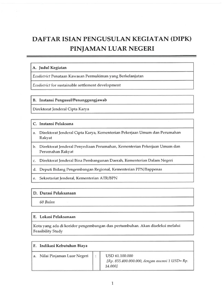 DIPK - Ecodistrict For Sustainable Settlement Development | PDF