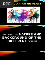 Phases of The Dance Program | PDF | Ballroom Dance | Dances