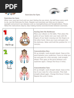 Effective Eye Exercises to Reduce Squinting | PDF