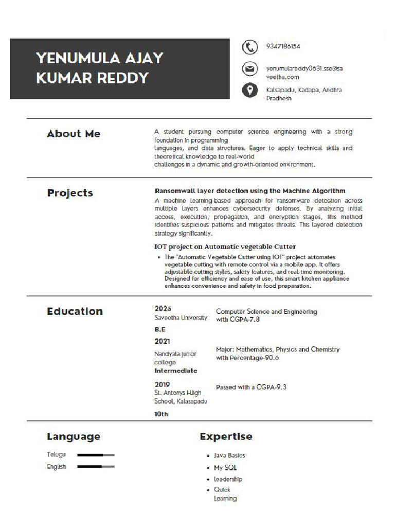 Ajay Resume Superset | PDF