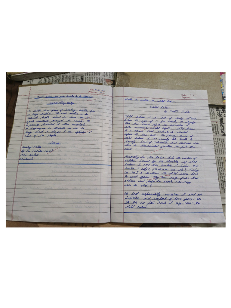 Article Essay Writing Grammar 2 | PDF