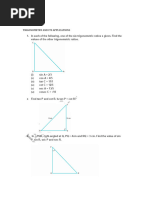 Soh Cah Toa Questions | PDF